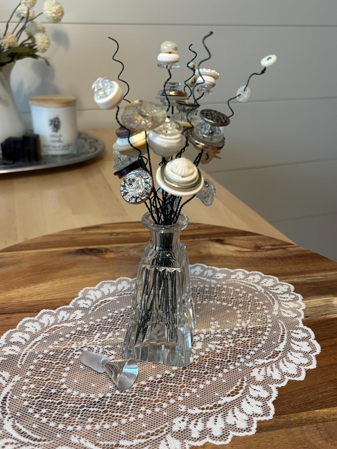 Button Flower Bouquet - Etsy