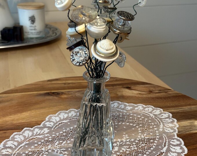 Button Flower Bouquet - Etsy