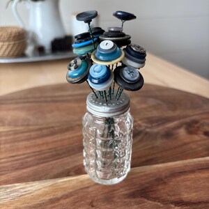 Button Flower Bouquet - Etsy