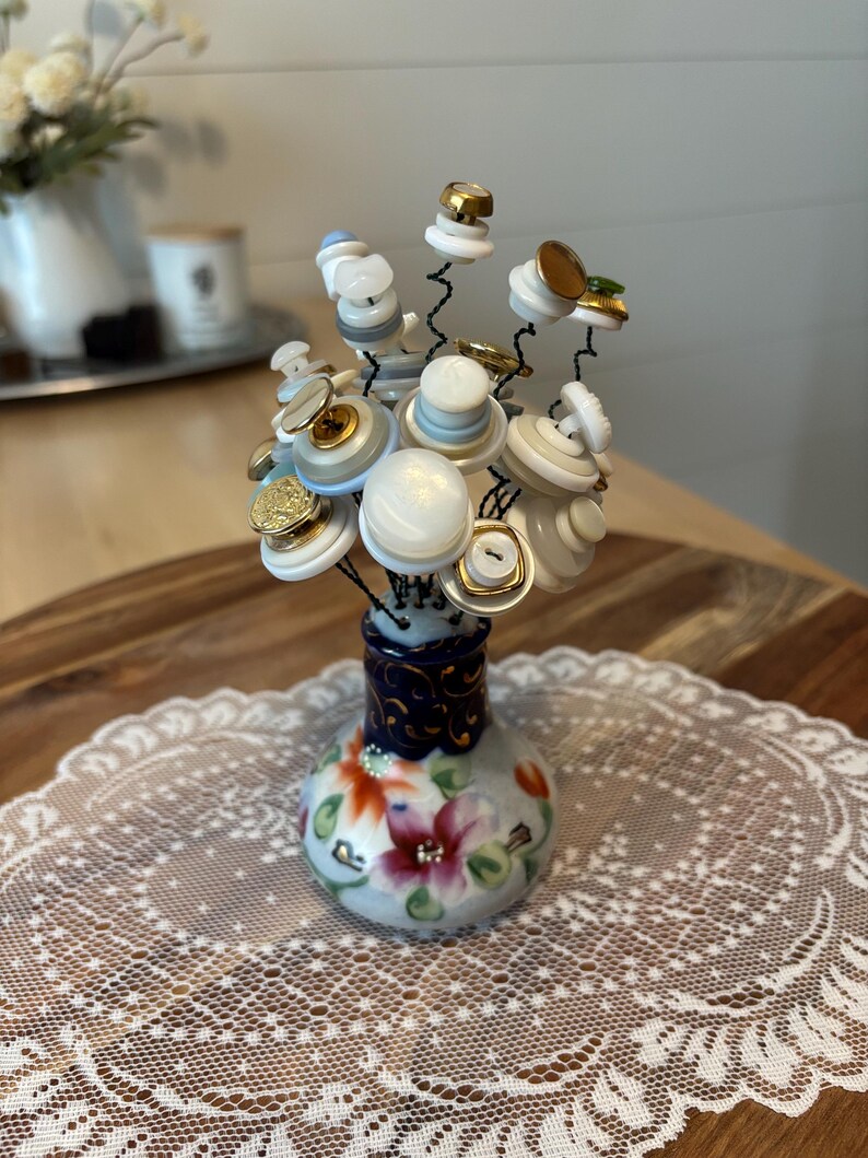 Button Flower Bouquet - Etsy