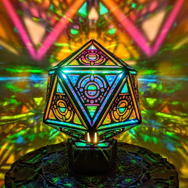 Sacred Geometry Lamp - Etsy