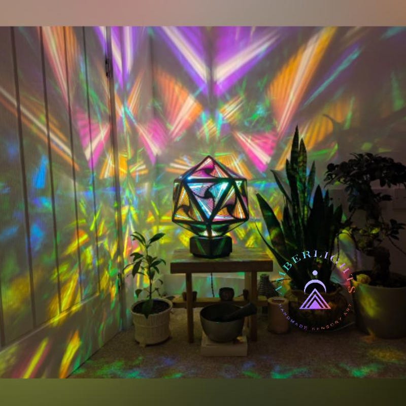 Sacred Geometry Lamp - Etsy