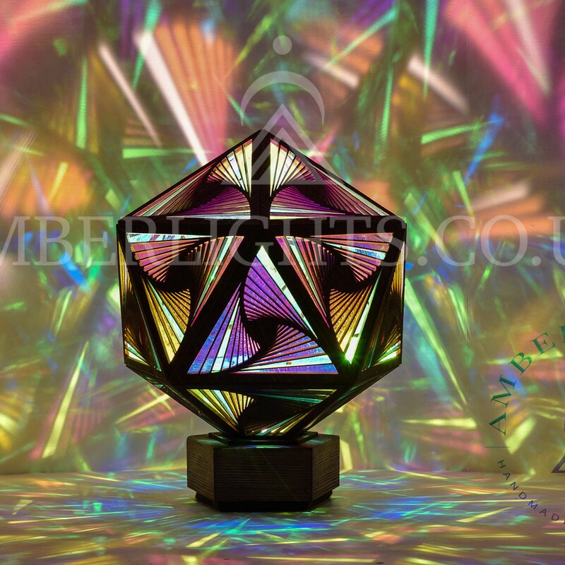 Sacred Geometry Lamp - Etsy