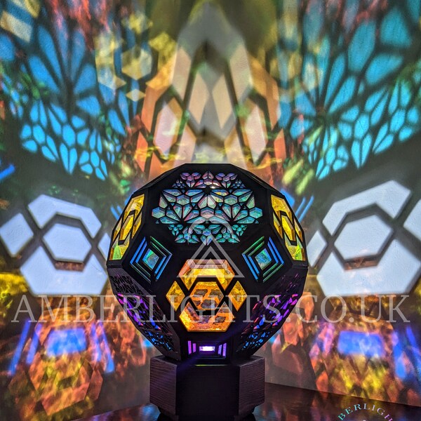 Geometric Lamp - Etsy