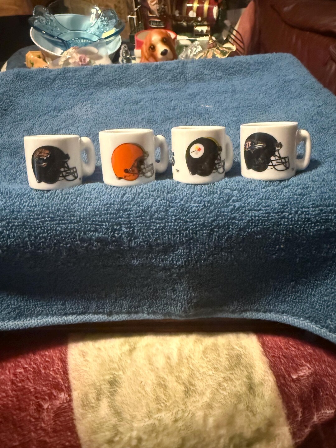 AFC North Mini Helmet Ceramic Mugs (retired 2001) - Etsy