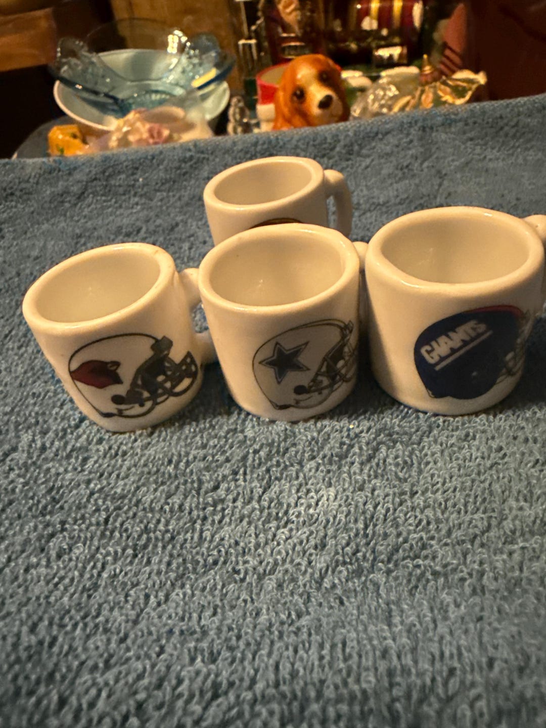 Vintage Football Mini Gumball Mugs. Eastern Rivals - Etsy