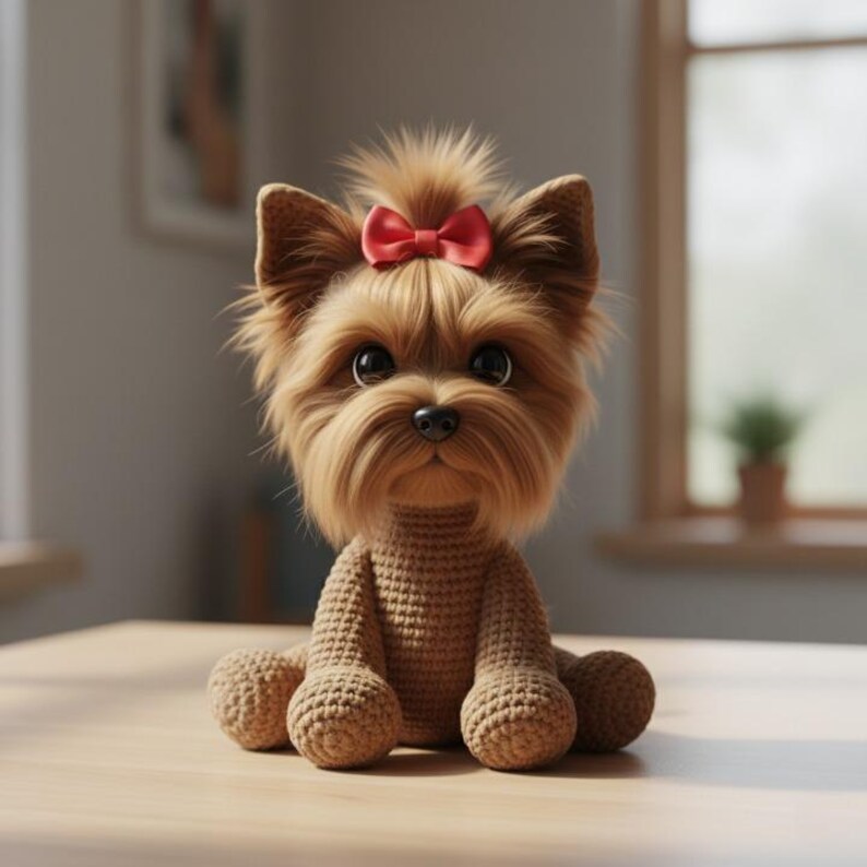 Crochet Yorkshire Terrier Pattern PDF – Cute Yorkie Amigurumi Dog ...