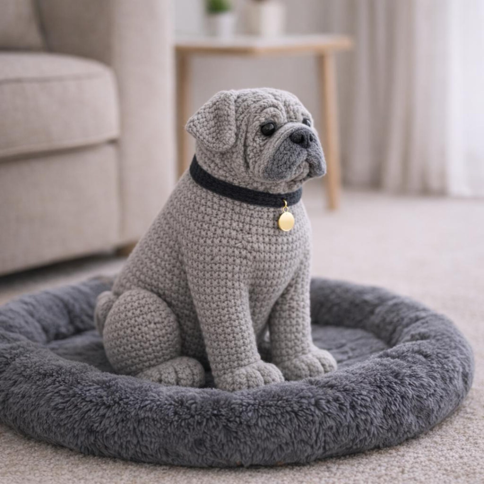 Realistic Bulldog Amigurumi Crochet Pattern PDF | Detailed Dog Crochet ...