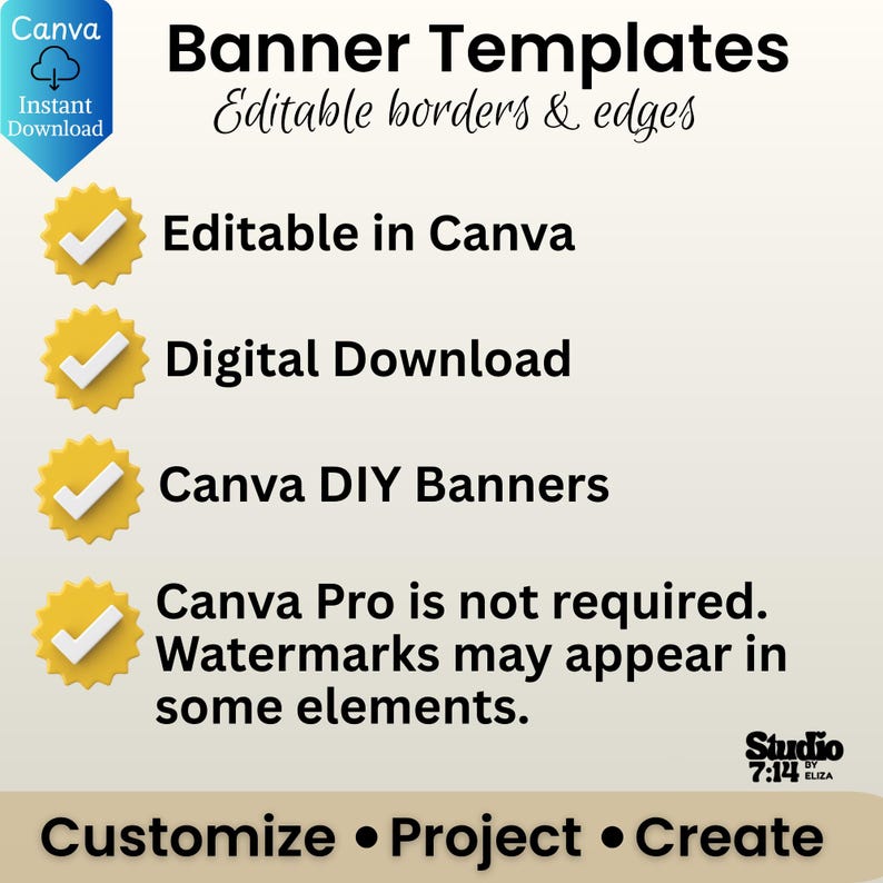Leopard Print Banner Border Templates | Editable Canva Design (digital ...
