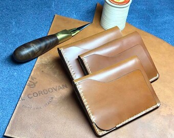 Leather Wallet minimalist leather wallet men's wallet | Etsy