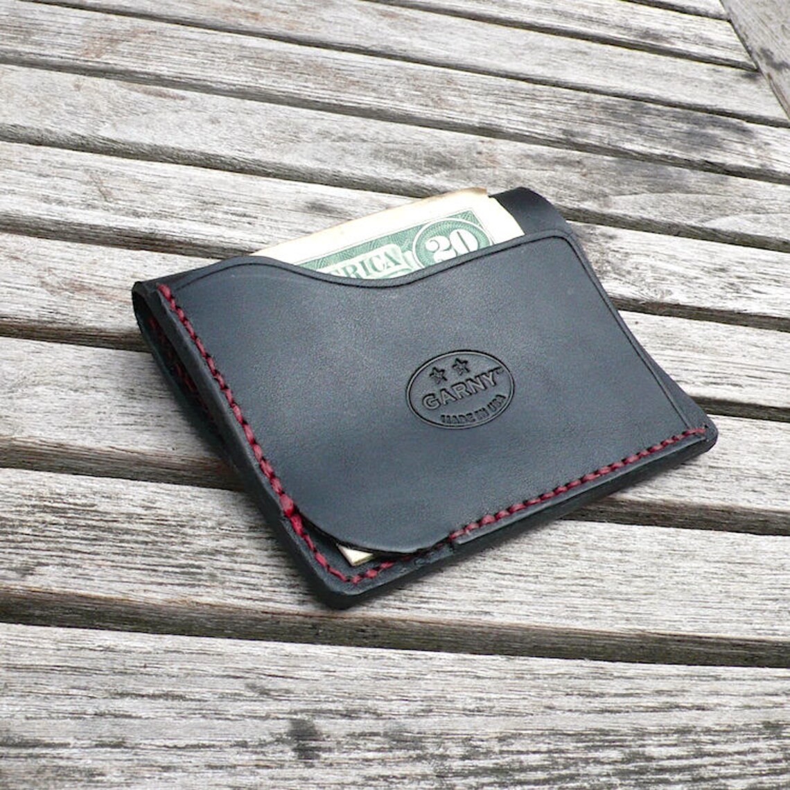 Leather Wallet, Minimalist Leather Wallet, Simple Wallet, Thin Wallet ...