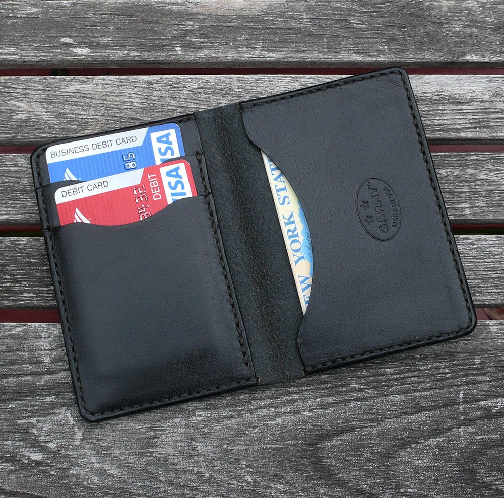 Mens Wallet minimalist leather wallet men's wallet | Etsy