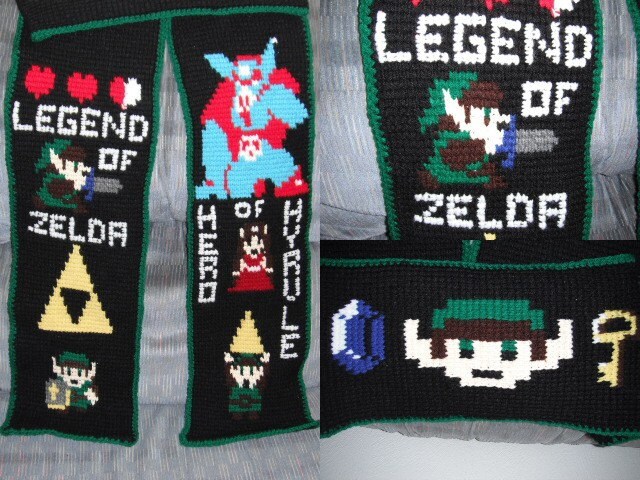 Epic Legend of Zelda NES Scarf - Etsy