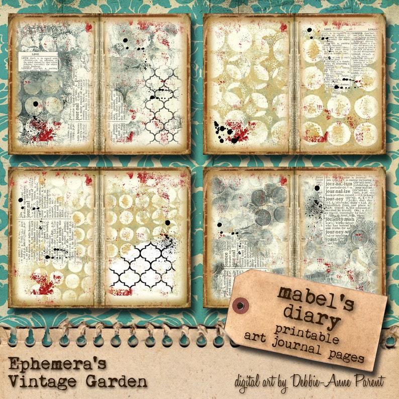 Mabel's Diary Printable Journal Pages - Etsy