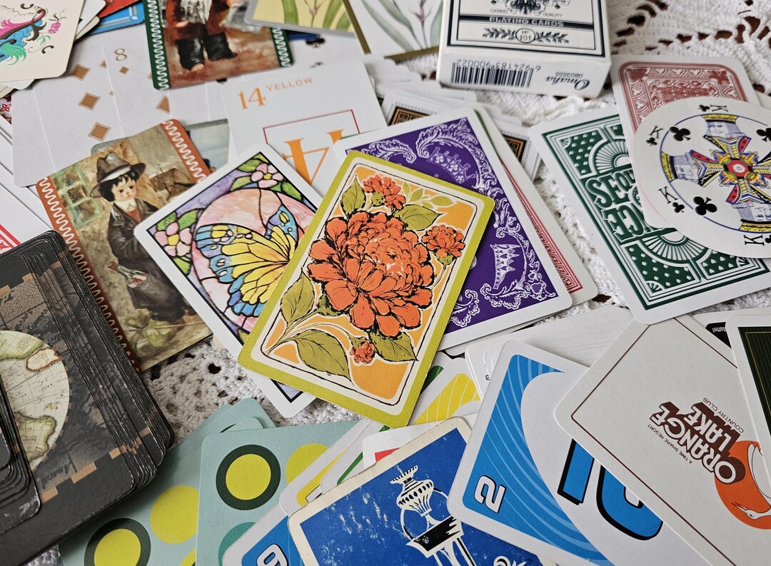 Assorted 200+ Playing Cards for Junk Journals, Atc, Altering, Collage ...
