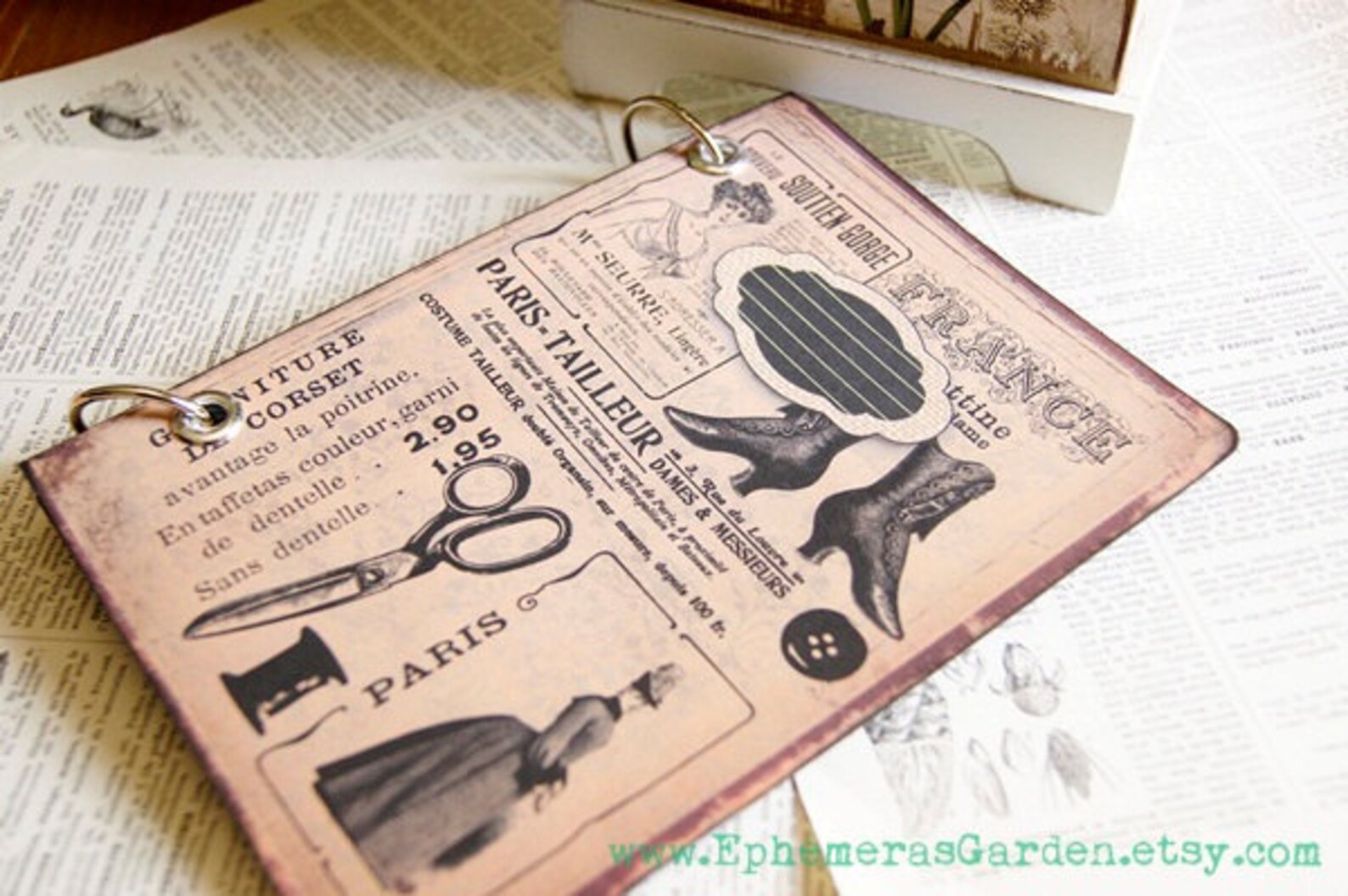 Sew Pretty 5 X 7 Printable Journal Kit - Etsy