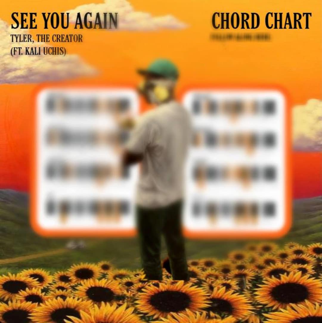 See You Again (tyler, the Creator) - Chord Chart - Etsy