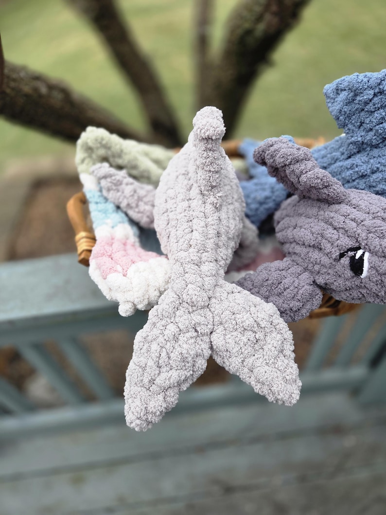 Finley the Dolphin – Hand Knit Plushie Pattern | PDF + Video Tutorial ...