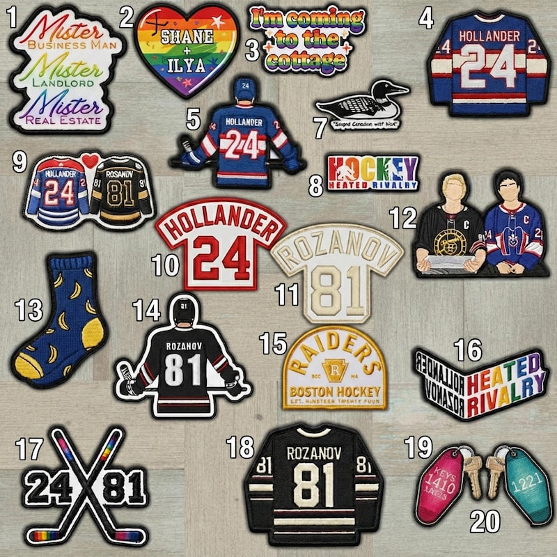 Heated Rivalry Patch - Etsy UK