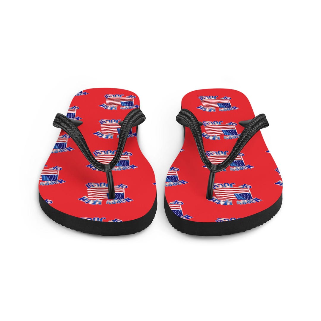 4th of July - Flip-flops - Etsy