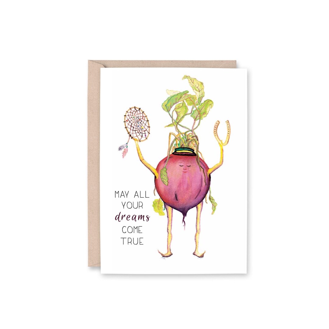 DREAM BEET - "may All Your Dreams Come True" - Happy Birthday Card ...
