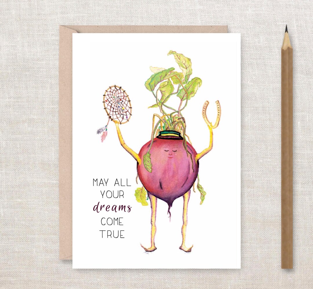 BEET - "may All Your Dreams Come True" - Happy Birthday Card ...