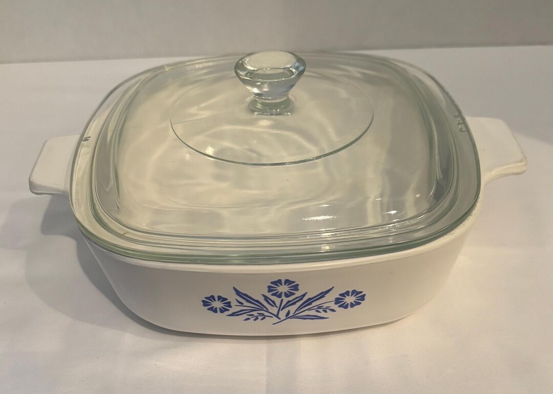 Vintage Corning Ware Pyroceram Blue Cornflower 1 Qt Casserole - Etsy
