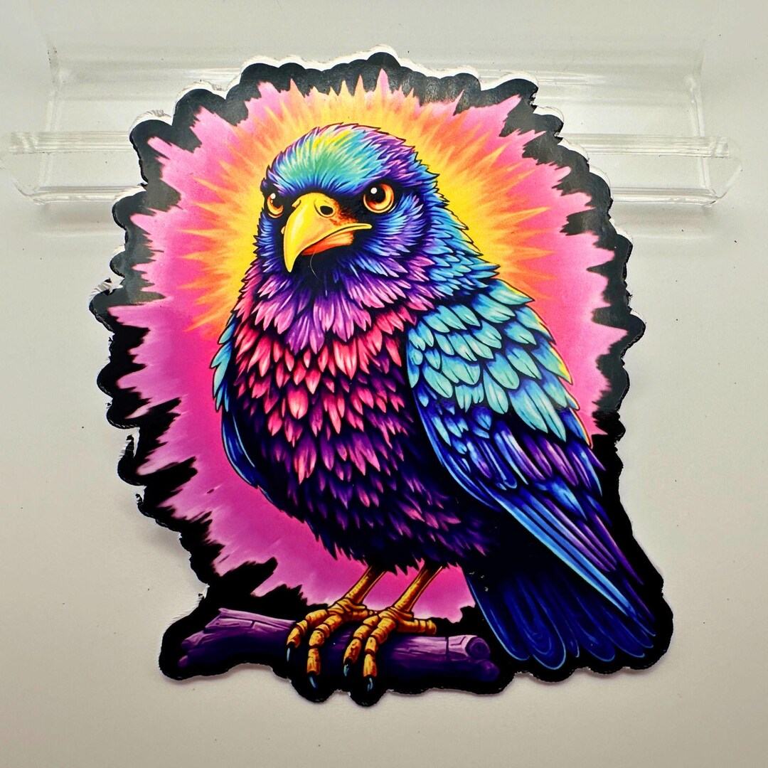 Crow Sticker – 3" 4" 5" Waterproof Vinyl Decal - Etsy