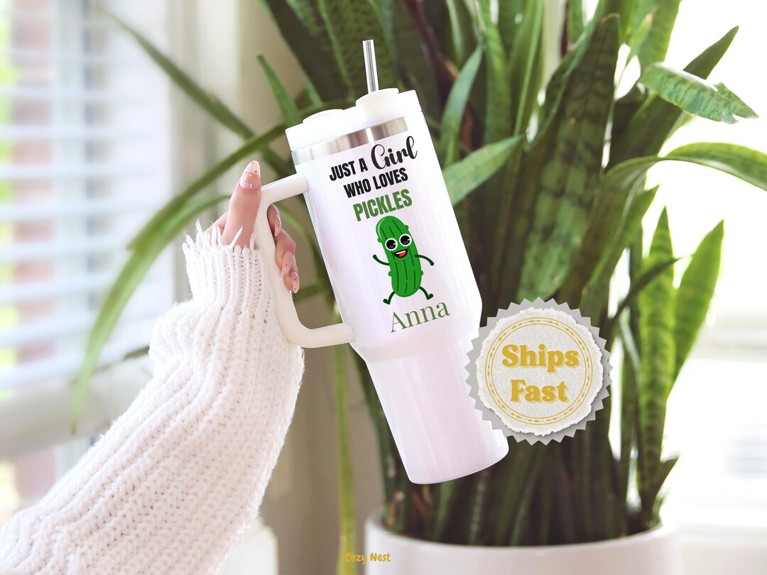 Personalized Pickles Tumbler 40oz Custom Name Pickles Gift Cup for ...