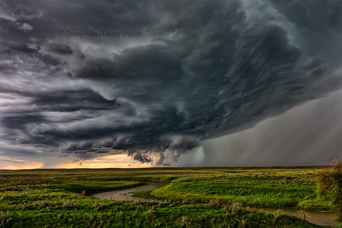 Supercell Thunderstorm Fine Art Photography Artwork Print - Etsy