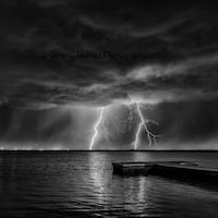 Lighting Storm - Print - Etsy