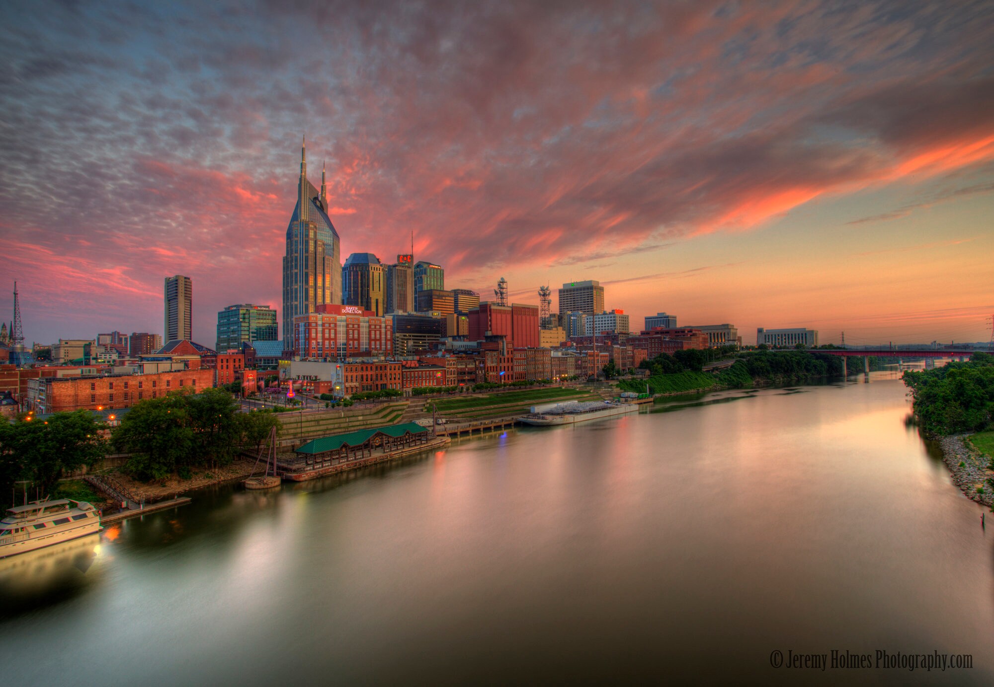 Nashville Skyline at Sunset Color Fine Art Photography Print - Etsy