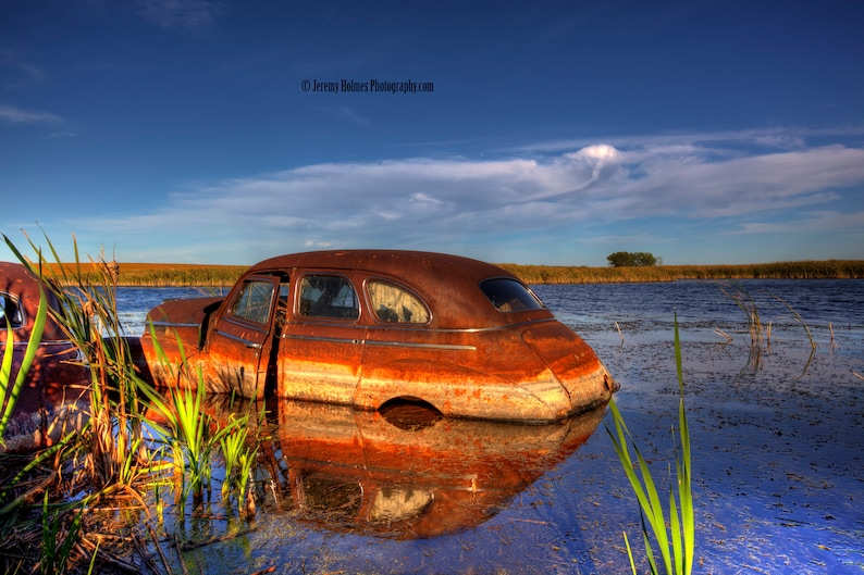 Old Car Rusting Away Fine Art Photography Print or Metal Wall - Etsy