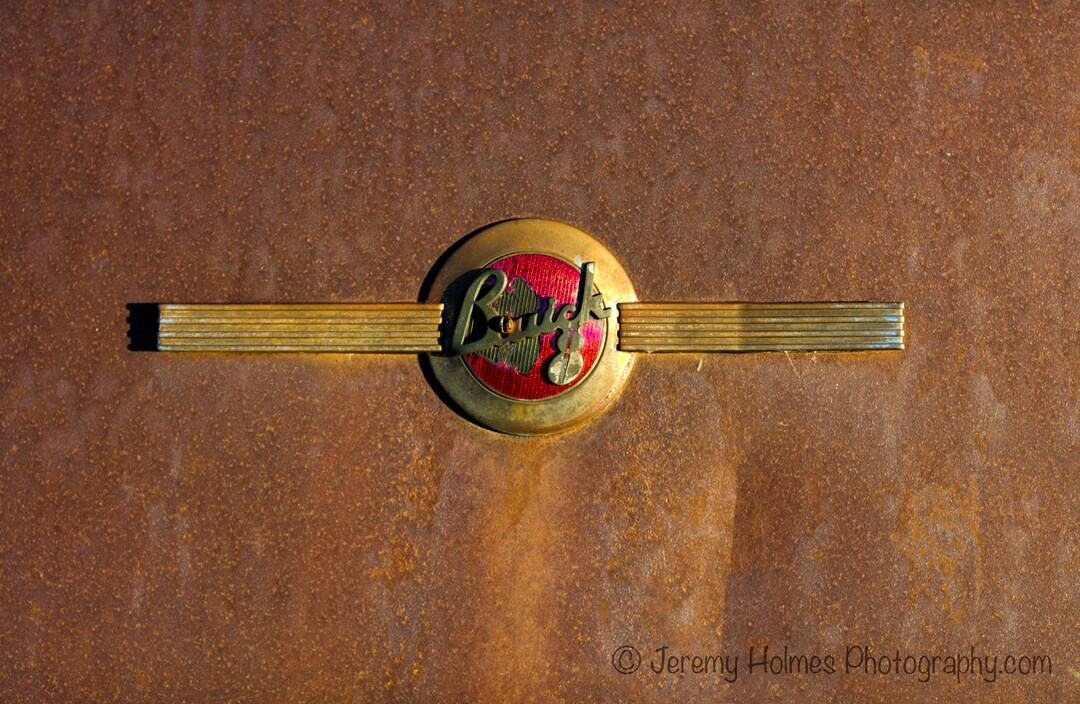 Buick Art Print of a Buick 8 Emblem From a Antique Buick Car Perfect ...