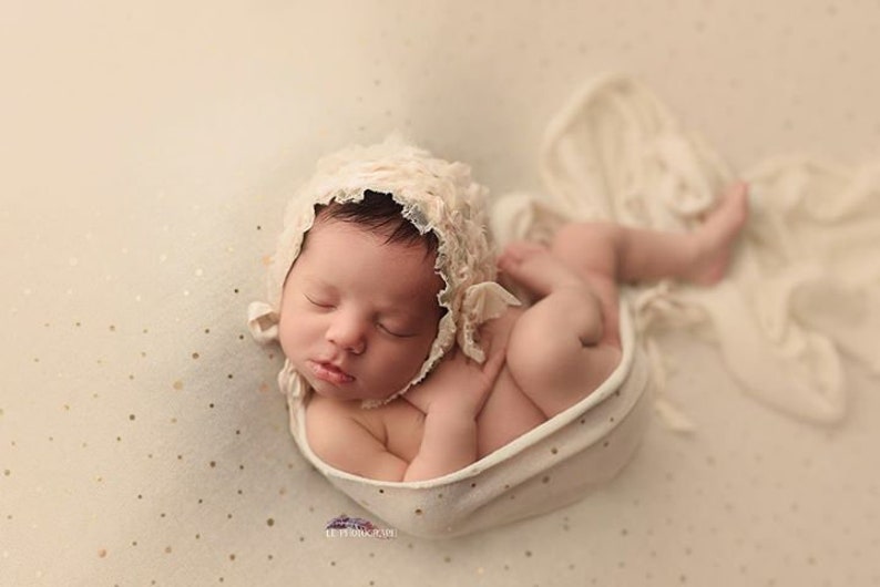 Newborn Photography Prop Bonnet Lace Prop Bonnets Newborn | Etsy