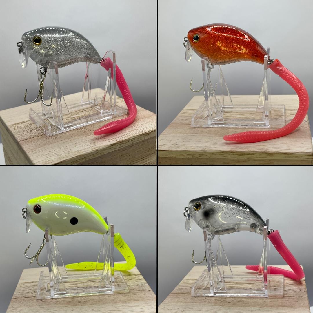 Shake-n-wake Topwater Mouse Wake Bait: Bass, Pike, Muskie Lure - All 4 ...
