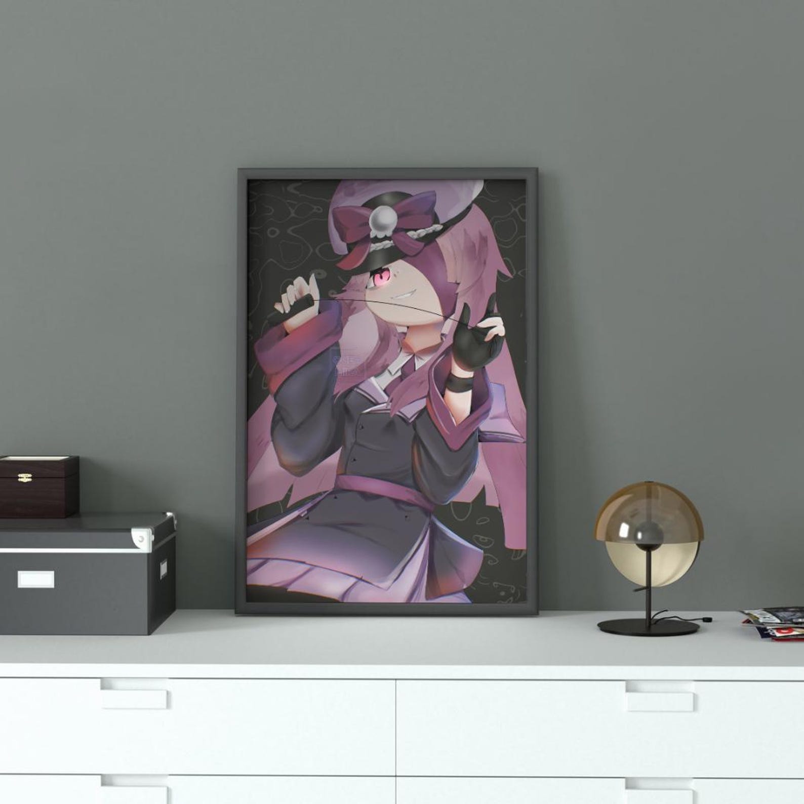 Fallenshadow Poster - Vtuber Indie Art Poster - Etsy