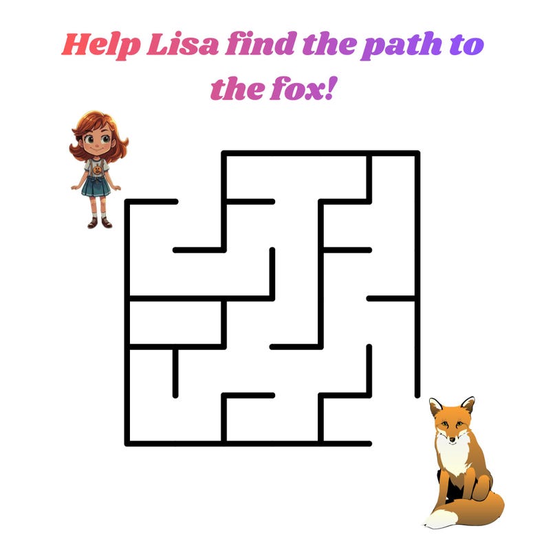 Lisa & the Fluffy Fox Storybook | Printable Kids Learning Activities ...