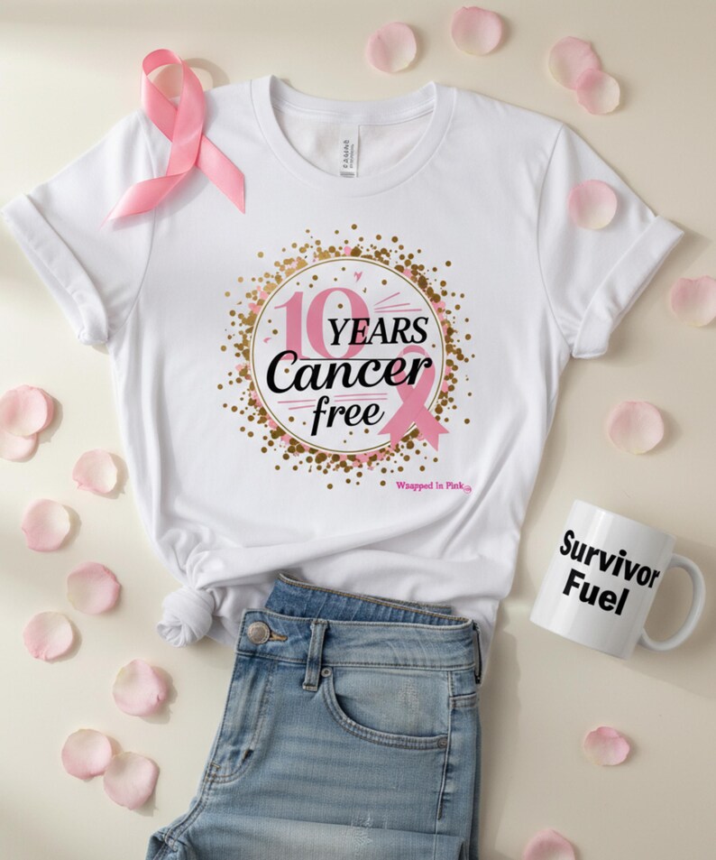 10 Year Cancer Free Shirt | Survivor Anniversary Gift - Etsy