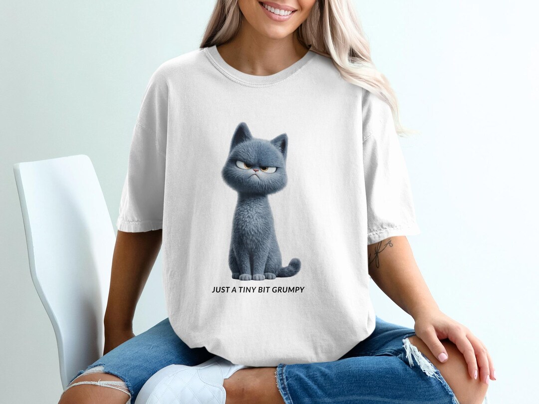 Grumpy Cat, Just A Tiny Bit Grumpy, Funny Grumpy Other, Cute Cartoon ...