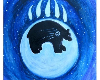 Native Moon Art - Etsy