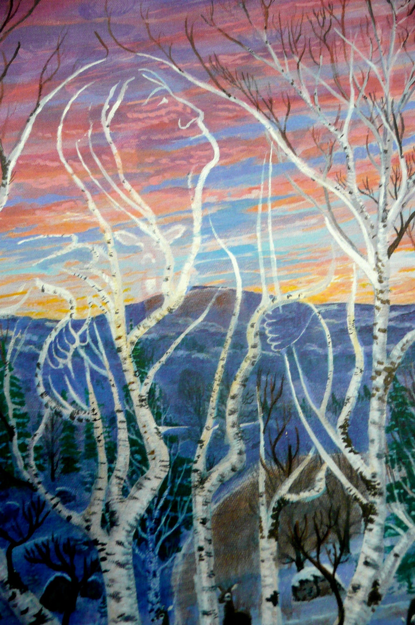 Deer Art ,native American Art, Animal Art, Animal Totem Deer , Wildlife ...