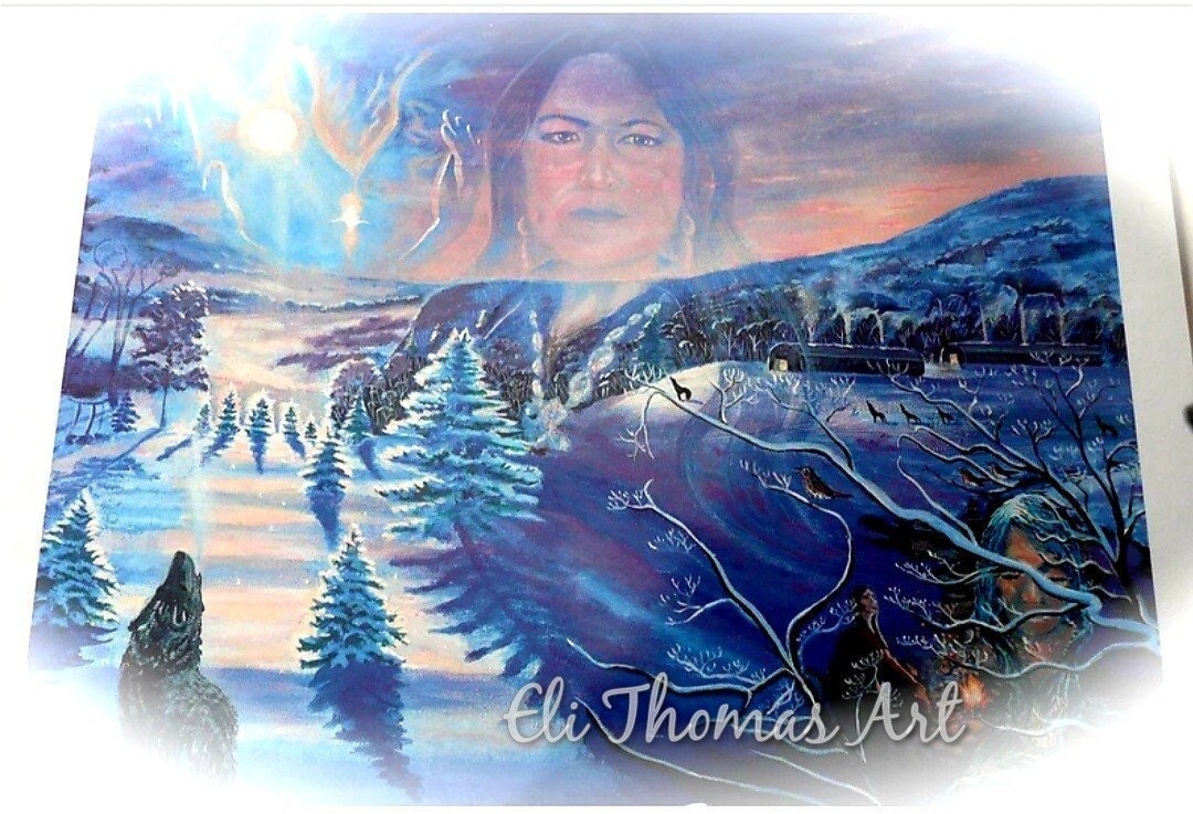 Joanne Shenandoah Music Native American Art, Indian, Winter. Moon Love ...