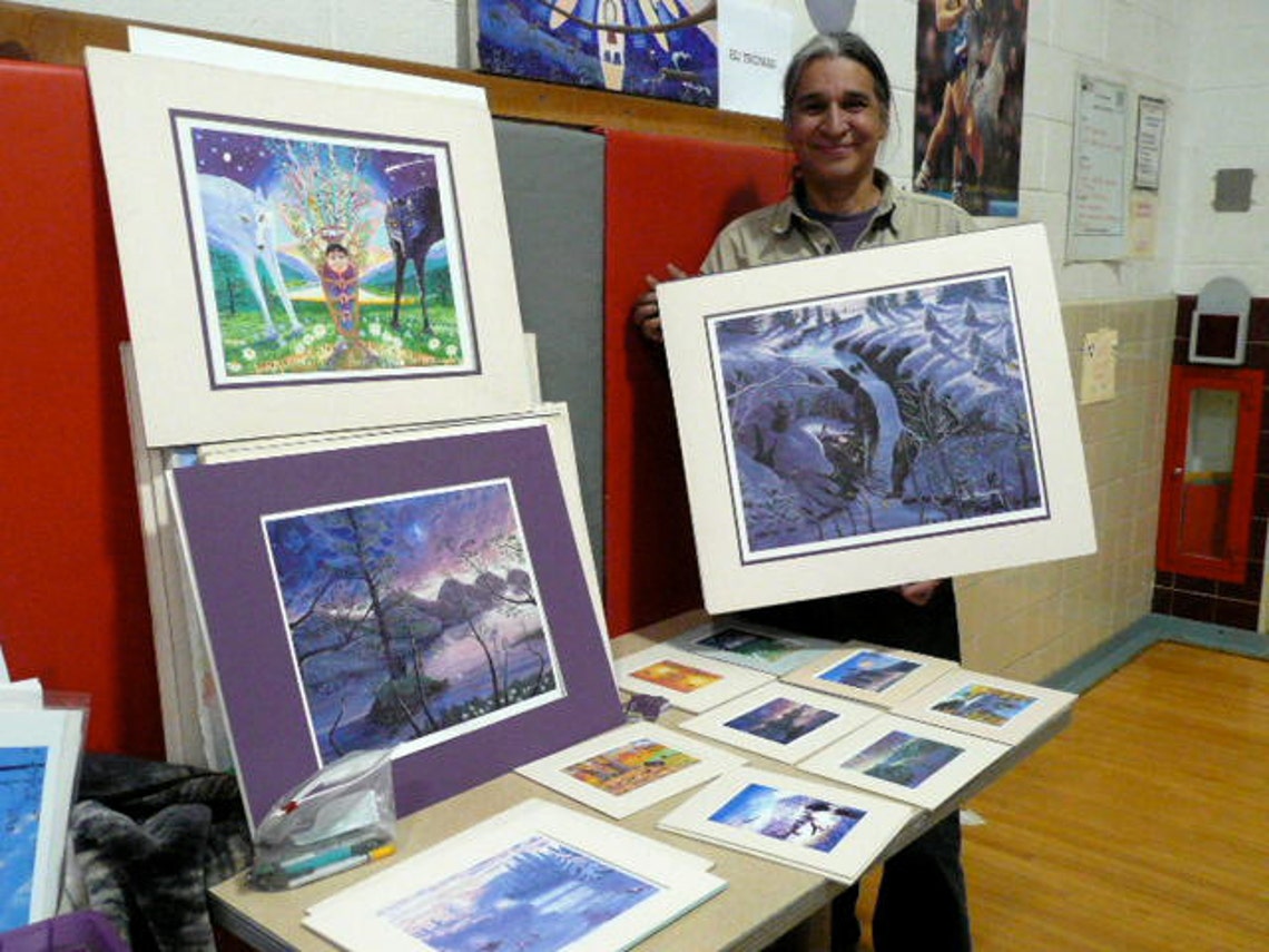 Sunsets Native American Art, Indian Drums, Nature Art, Sunset Art Decor ...