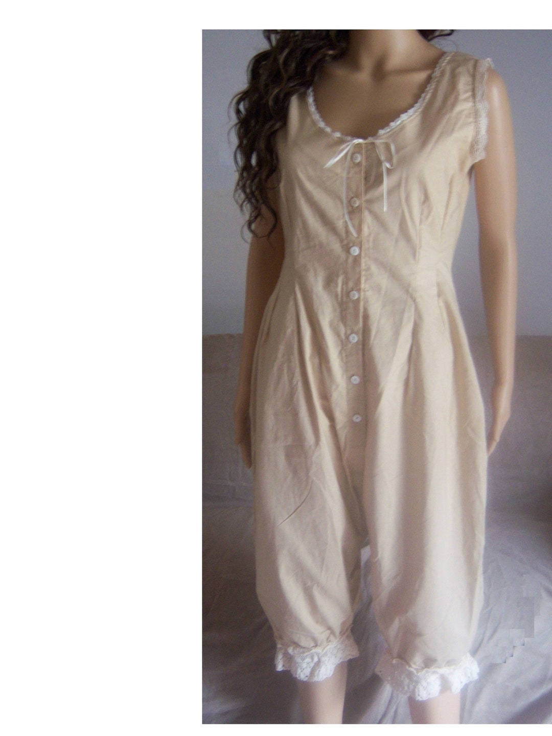 Made to Order Beige Camisole Bloomers Combinations - Etsy