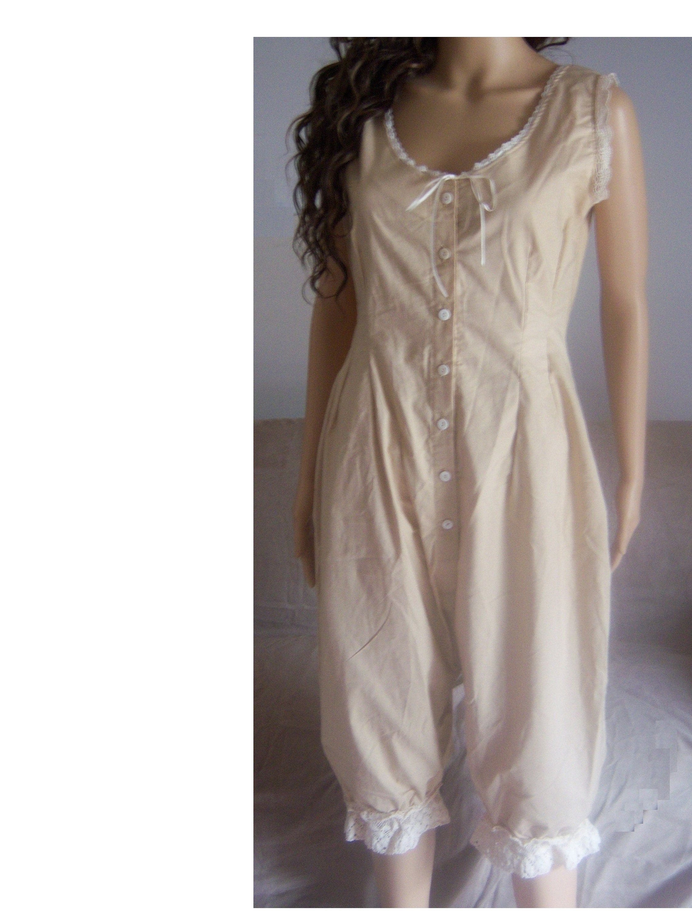 Made to Order Beige Camisole Bloomers Combinations - Etsy