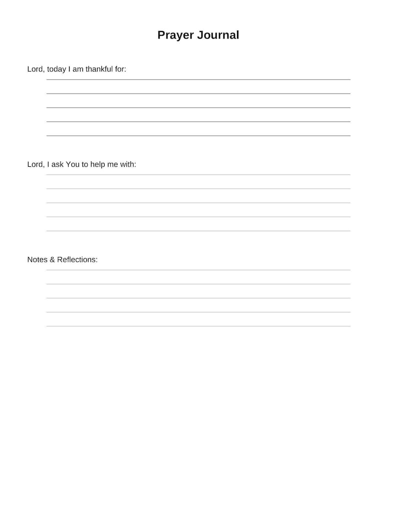 Prayer Basics Ebook | Christian Journal, Beginner’s Guide, Scripture ...