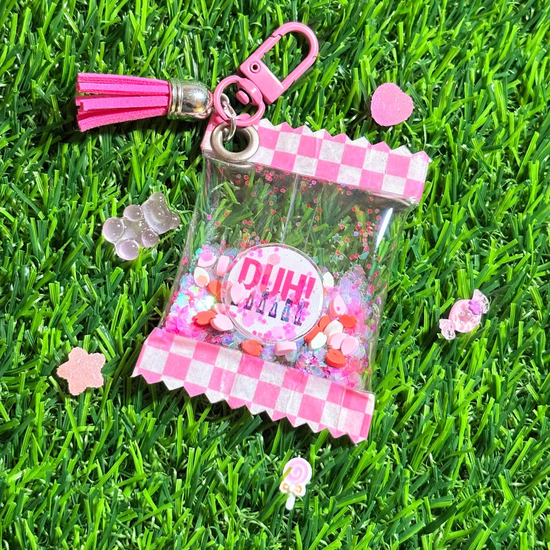 DUH! Candy Bag Shaker Keychain || P1harmony Inspired Handmade Keychain ...