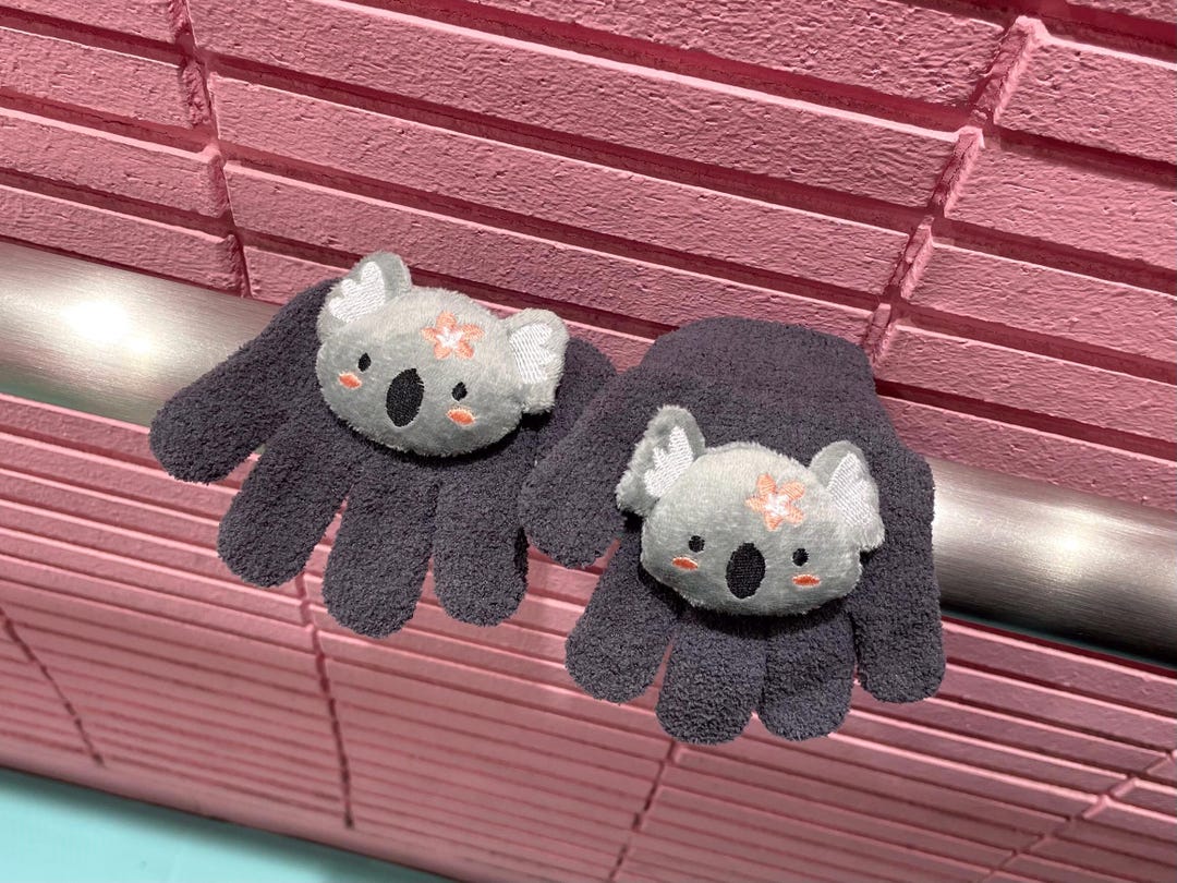 Koala Plush Kids Gloves: Soft Winter Gloves (ages 3-7), Toddlers, Baby ...