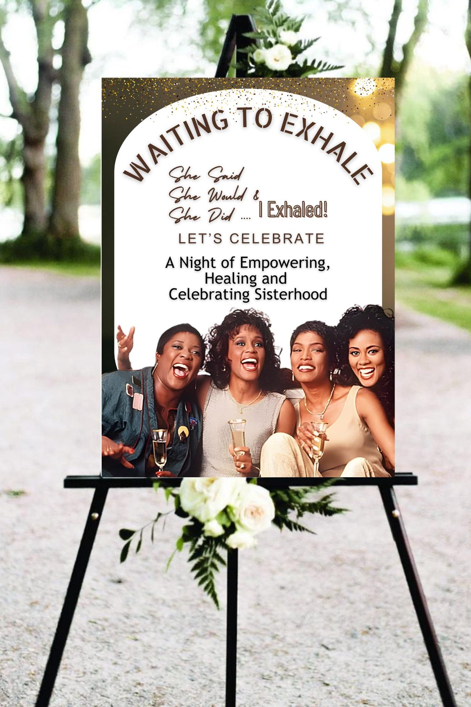 She Said She Would and She Did I Exhaled Welcome Sign, Editable ...